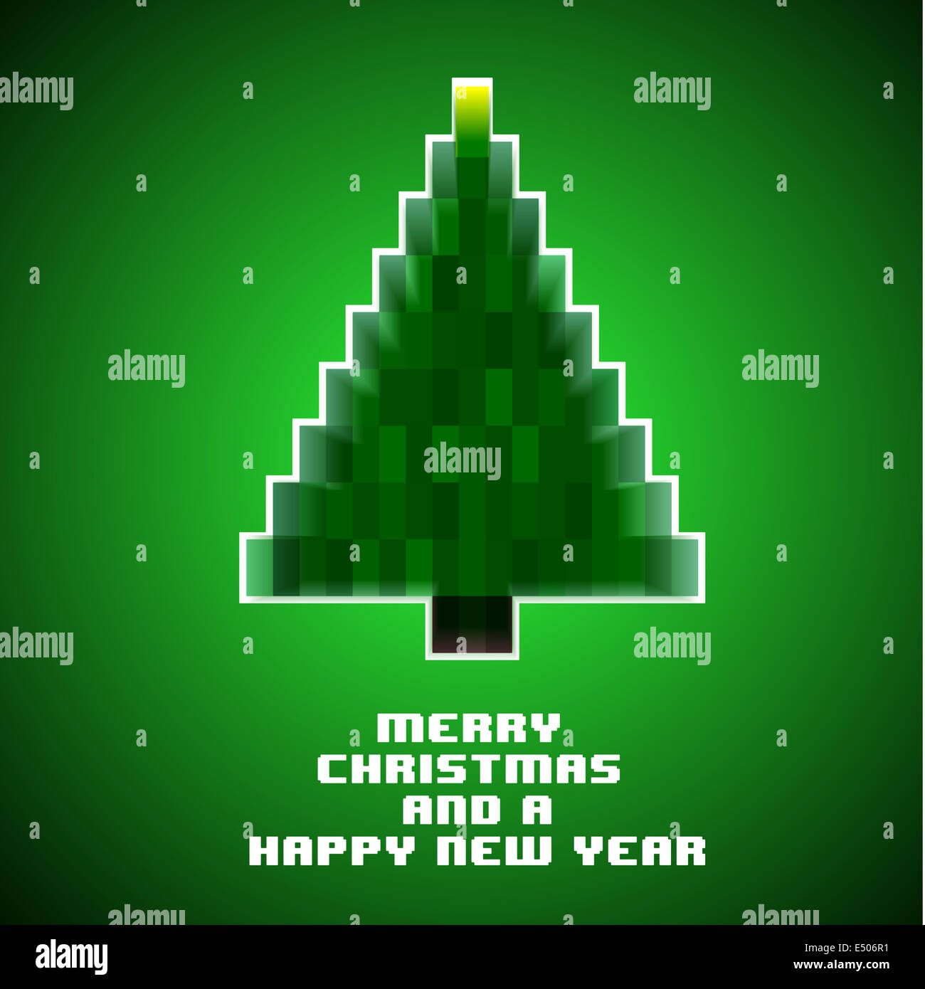 Pixel tree hi-res stock photography and images - Alamy