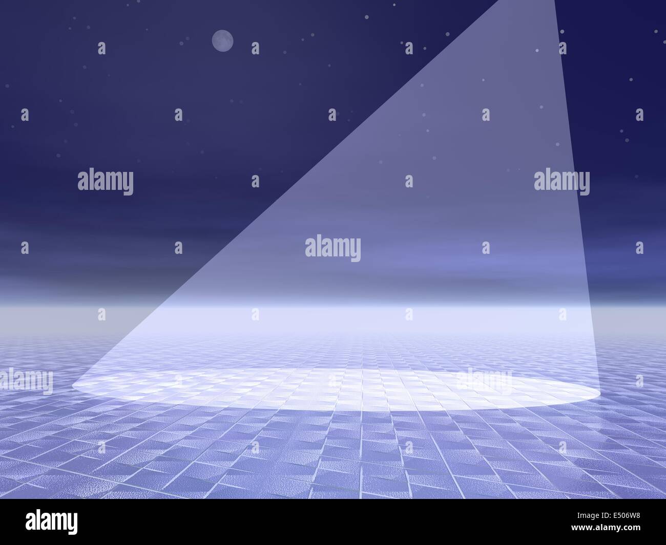 Entertainment at night - 3D render Stock Photo - Alamy