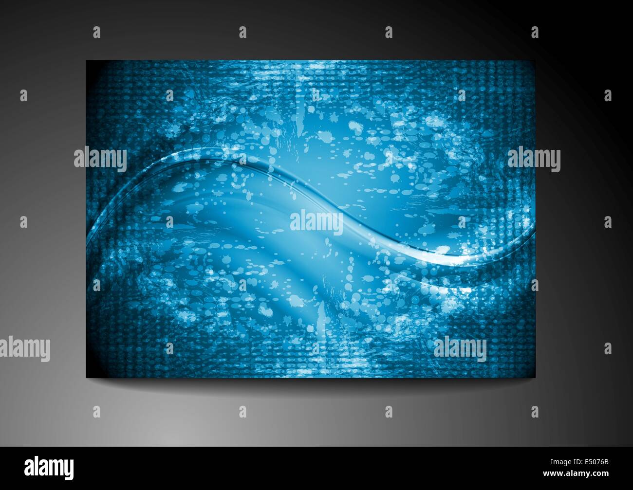 Abstract grunge wavy card design Stock Photo - Alamy