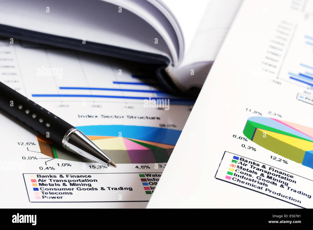 Financial graphs and charts analysis Stock Photo - Alamy