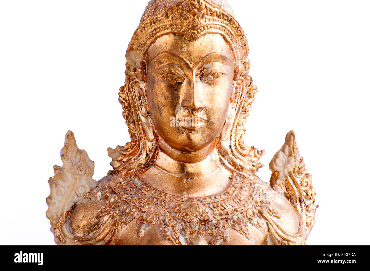 Picture of a gold statue. Nice details and view Stock Photo - Alamy