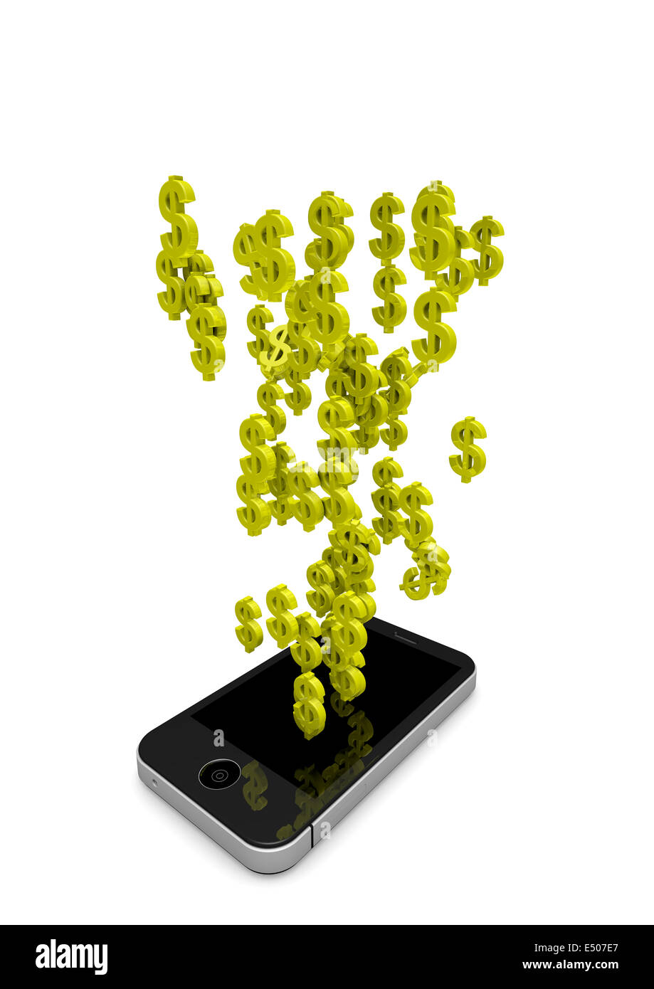 Dollar signs phone hi-res stock photography and images - Alamy