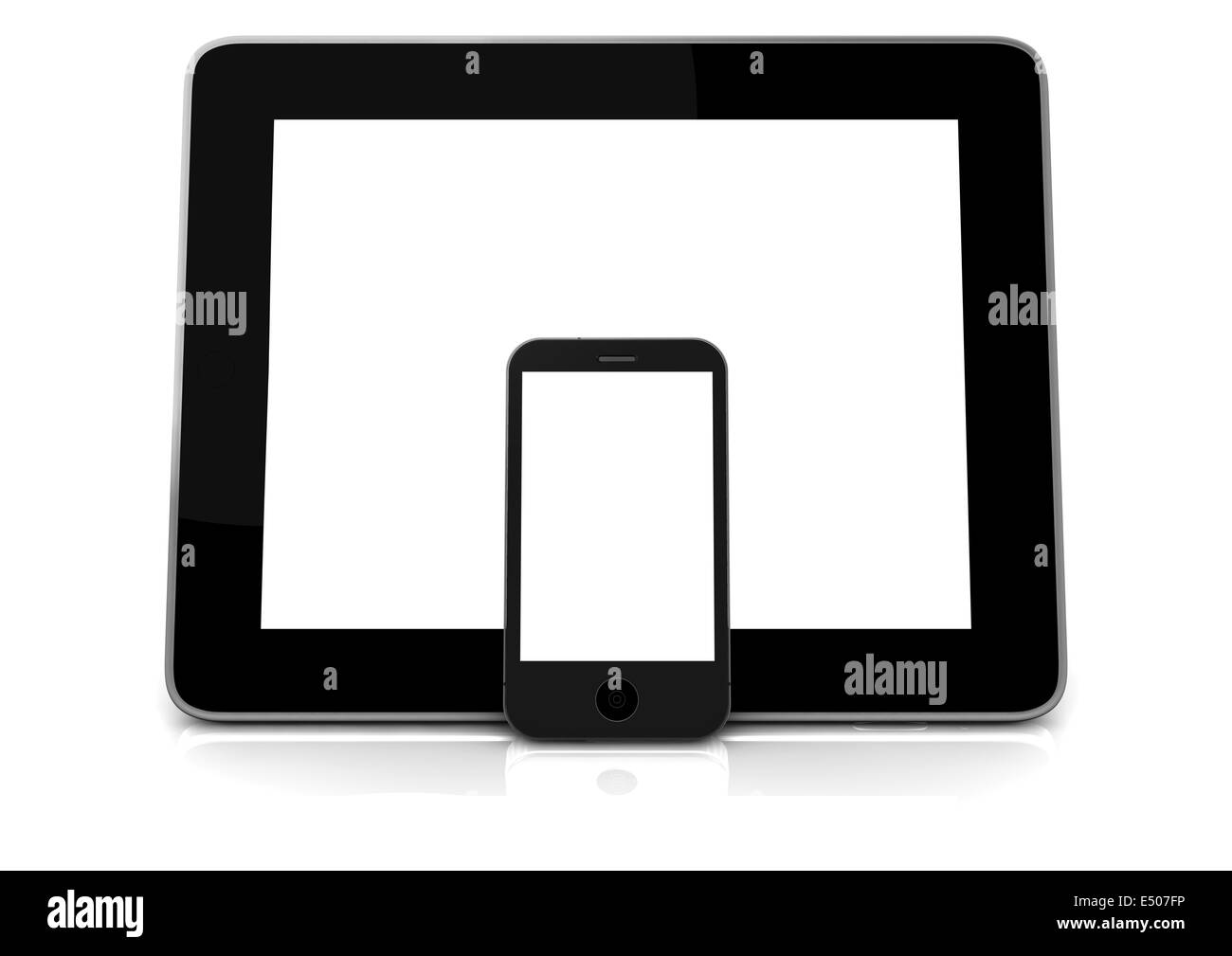 tablet and phone Stock Photo - Alamy