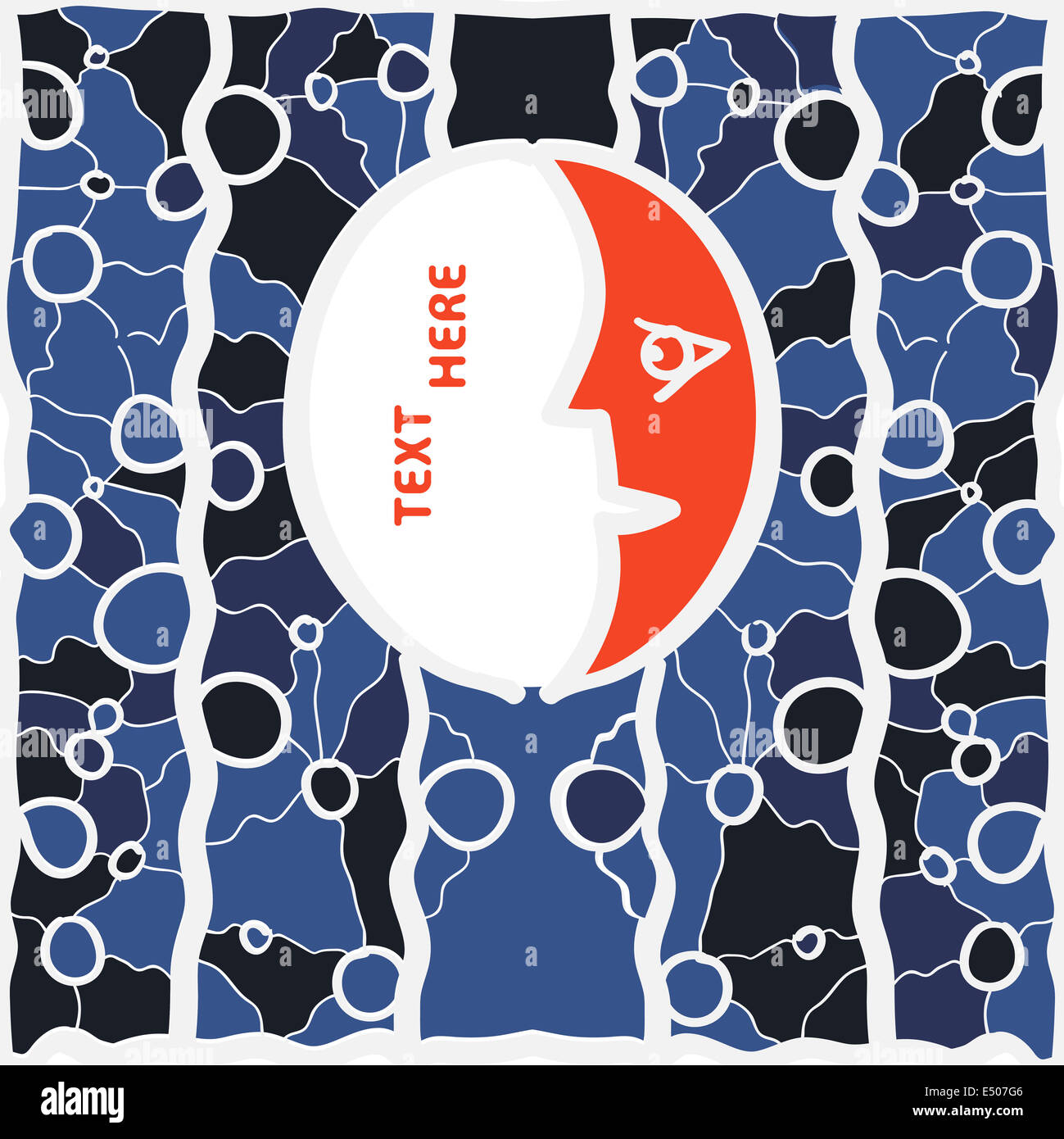 Half moon with human face hi-res stock photography and images - Alamy