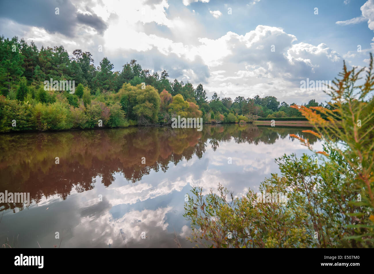 beautiful lake reflections Stock Photo - Alamy