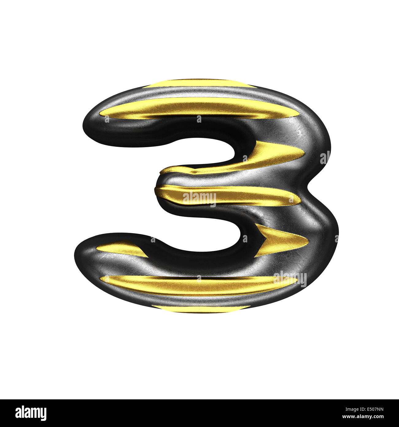 isolated silver figure with gold Stock Photo - Alamy