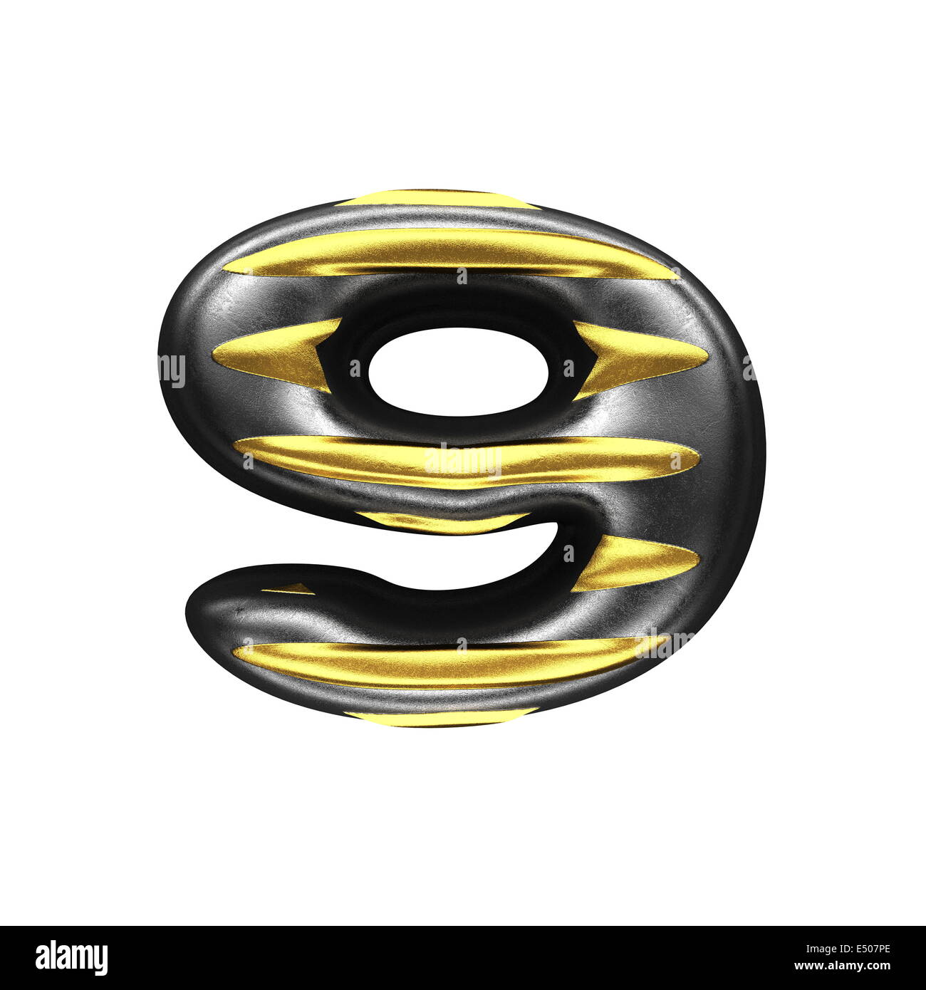 isolated silver figure with gold Stock Photo - Alamy