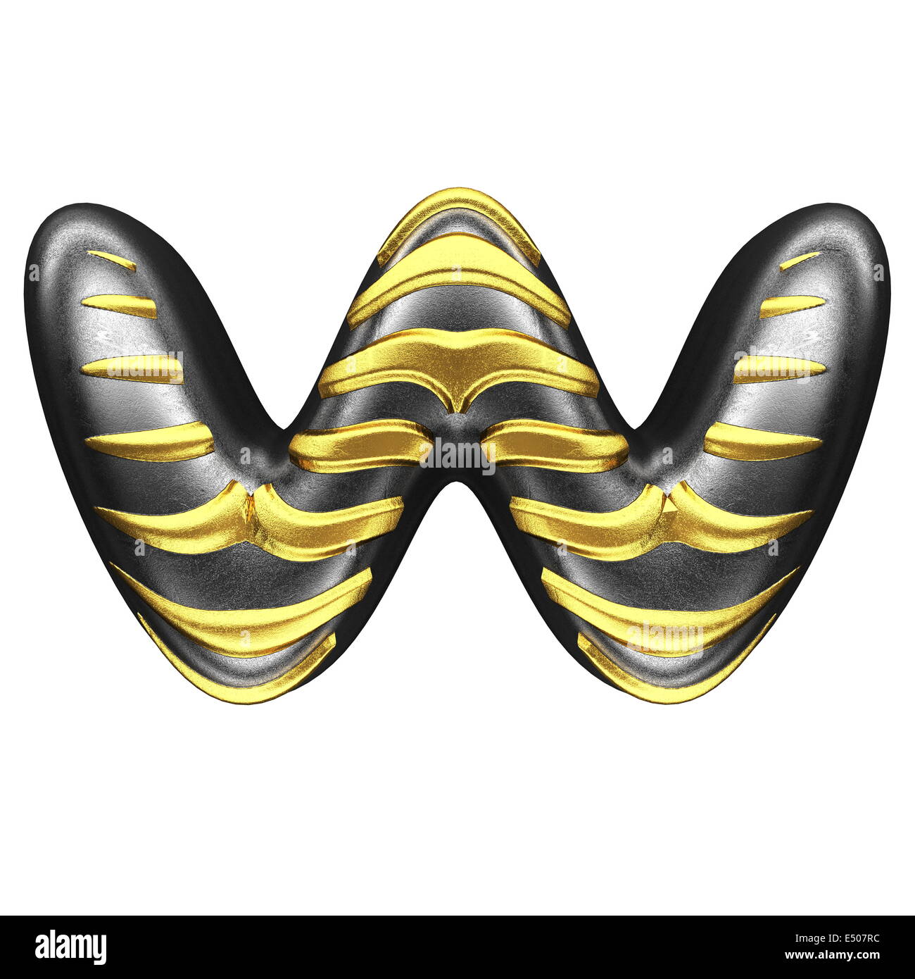 isolated silver figure with gold Stock Photo - Alamy