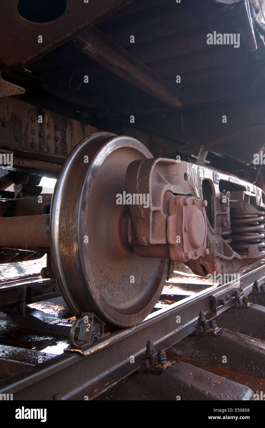 car transport train Stock Photo - Alamy