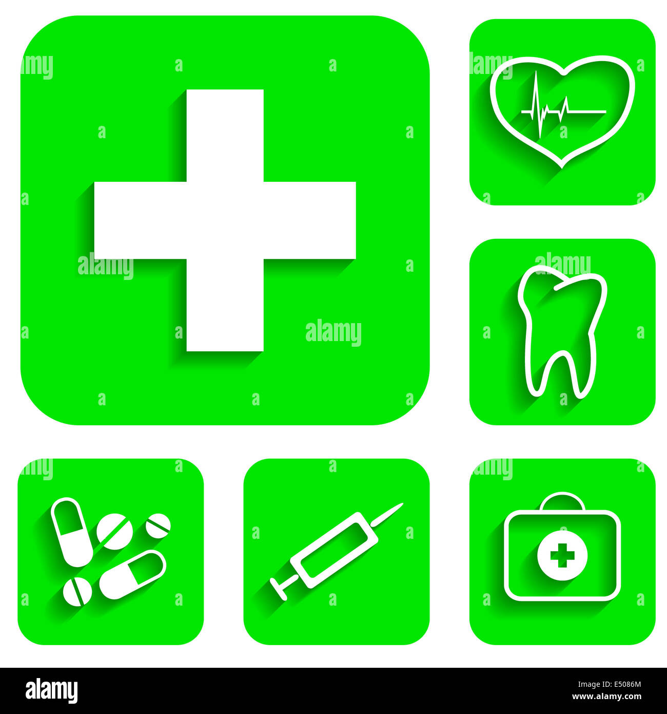 Medicine icons hi-res stock photography and images - Alamy