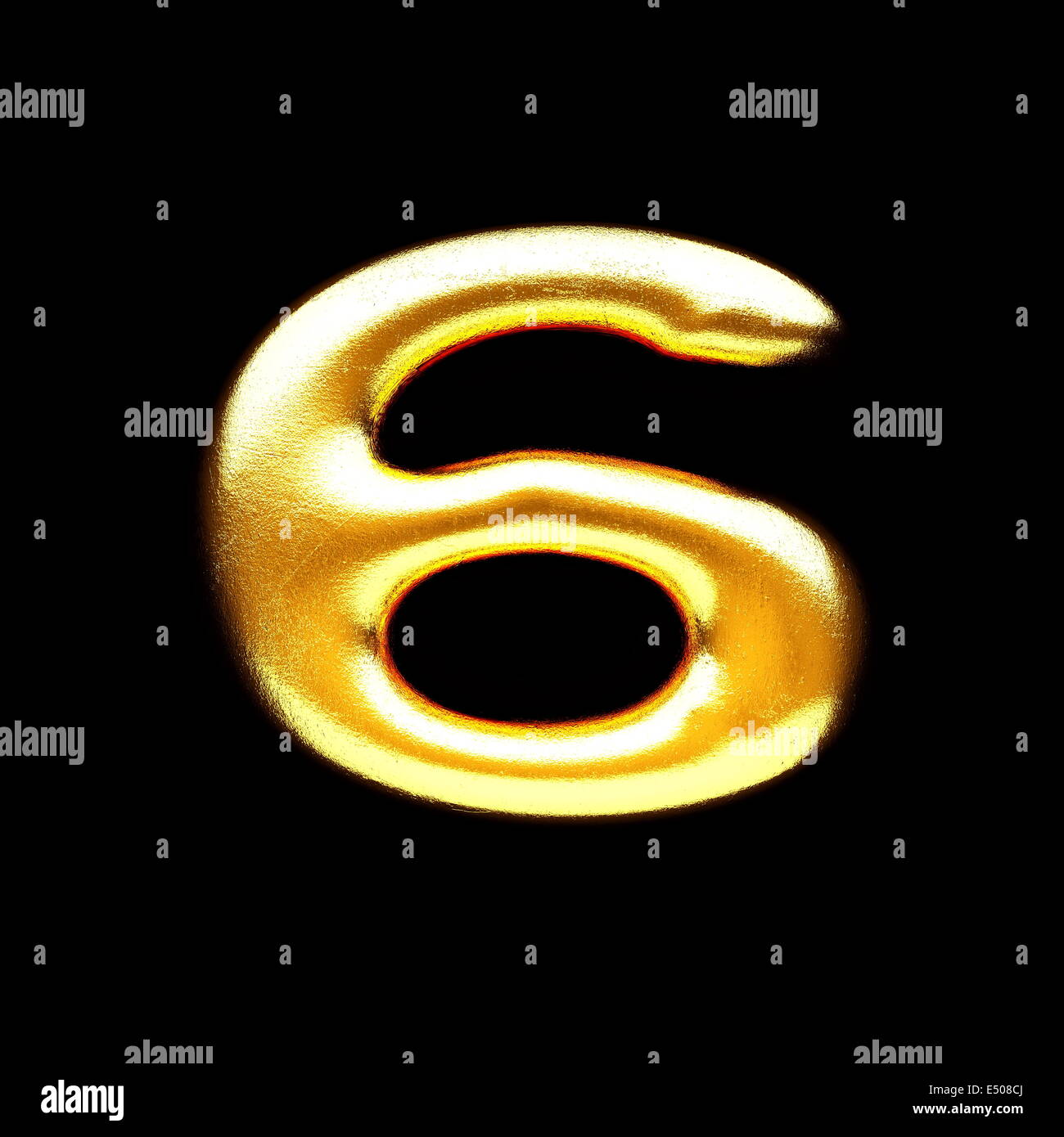 isolated golden letter Stock Photo - Alamy