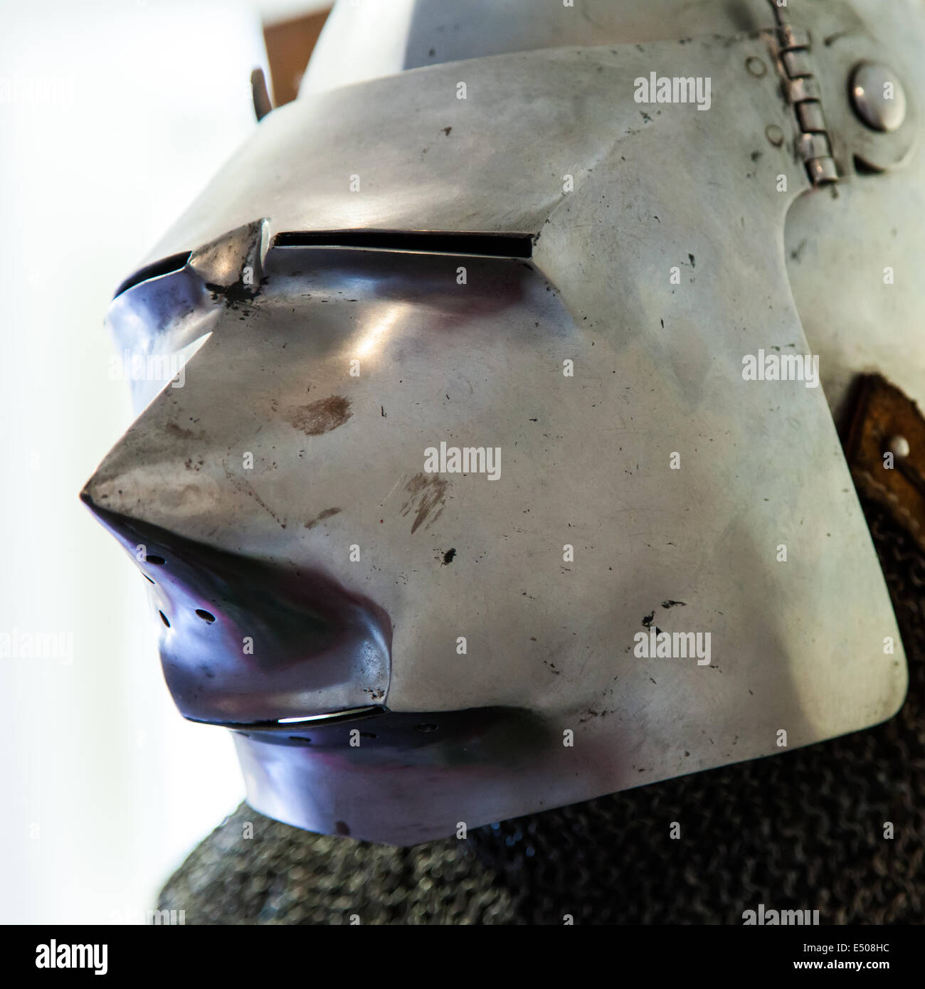 Medieval armour detail Stock Photo - Alamy