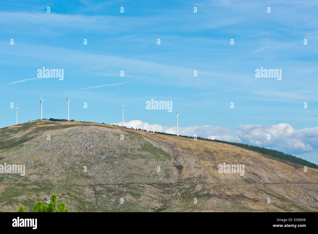 Wind turbine electrical power pole hi-res stock photography and images ...