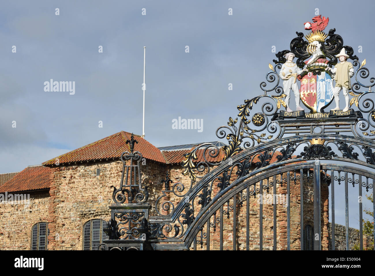 Park Entrance Gates Stock Photo - Alamy