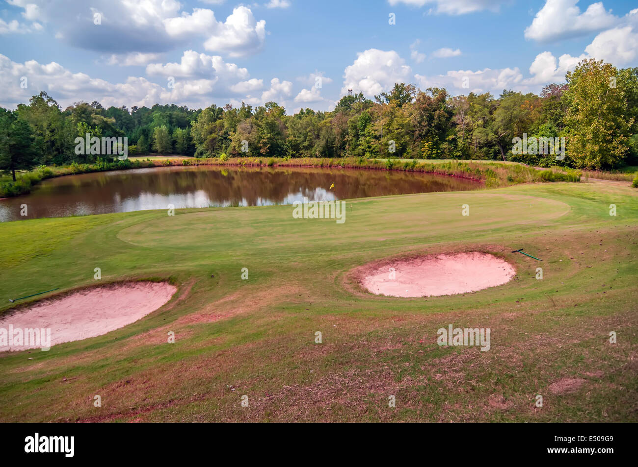 golf course beautiful landscape on sunny day Stock Photo - Alamy