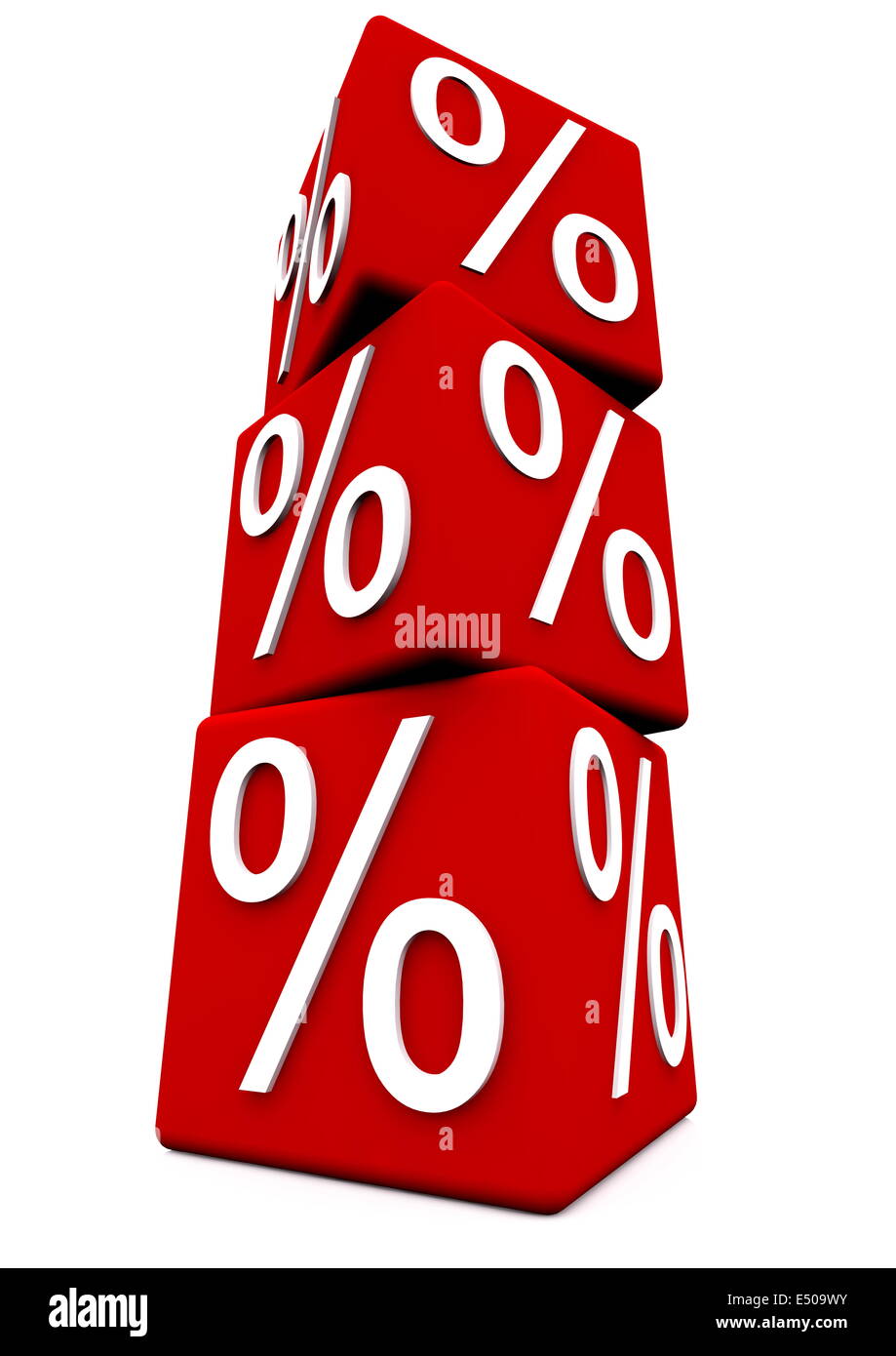 3d percentage s hi-res stock photography and images - Alamy
