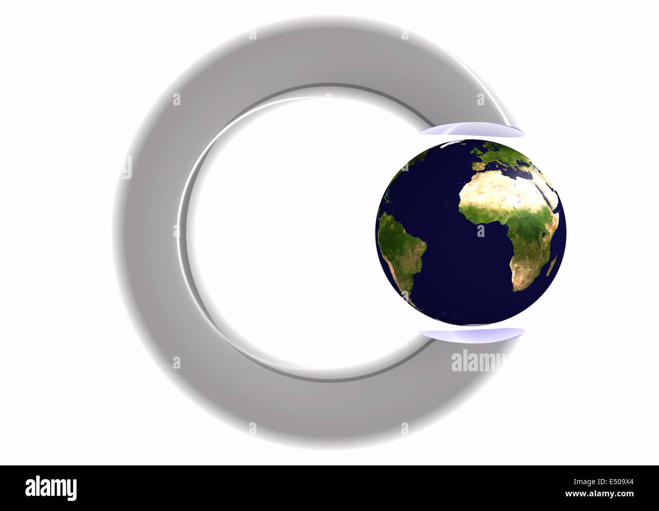 earth in the ring Stock Photo - Alamy