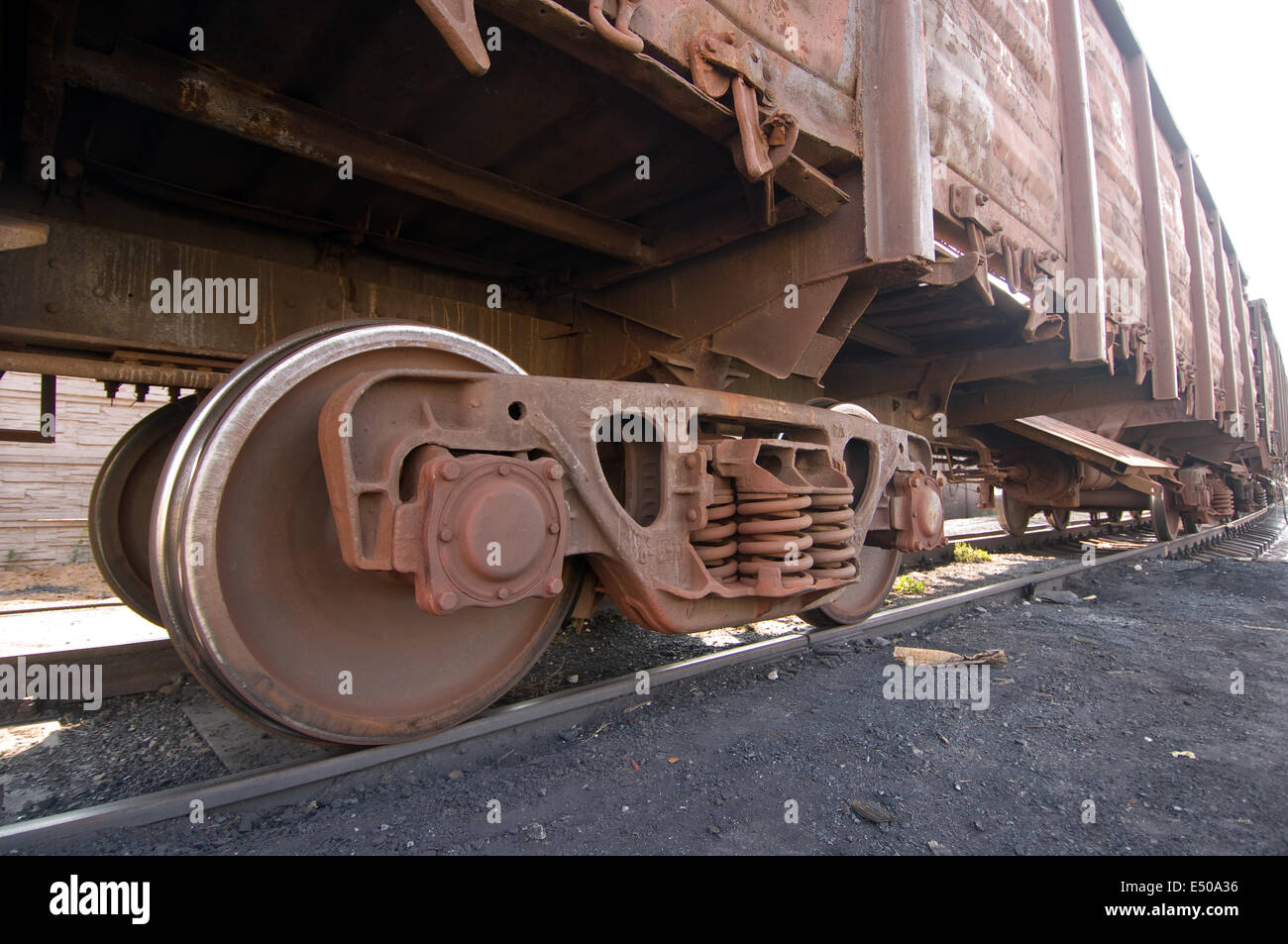 car transport train Stock Photo - Alamy