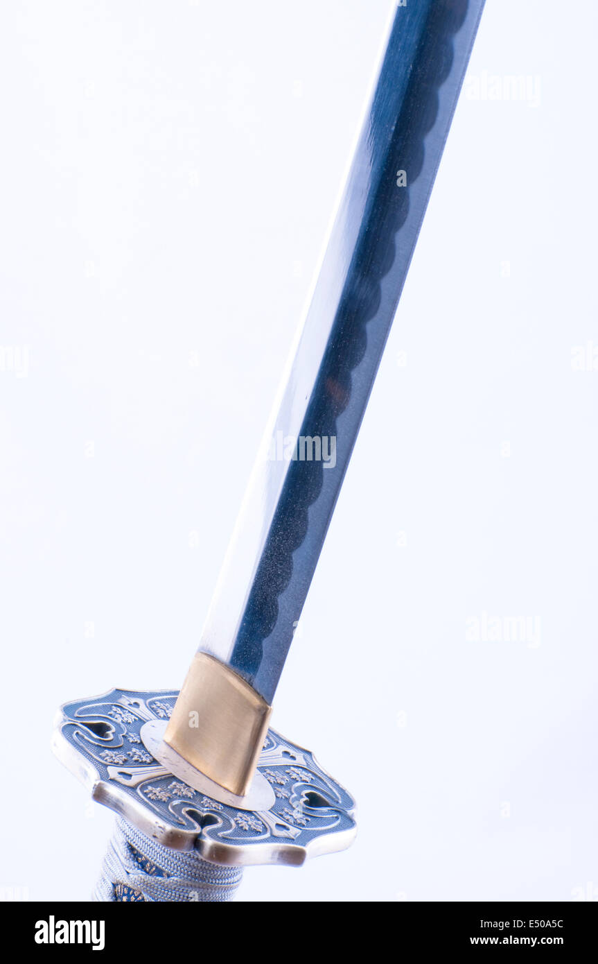 Picture of a samurai´s sword with nice details Stock Photo - Alamy