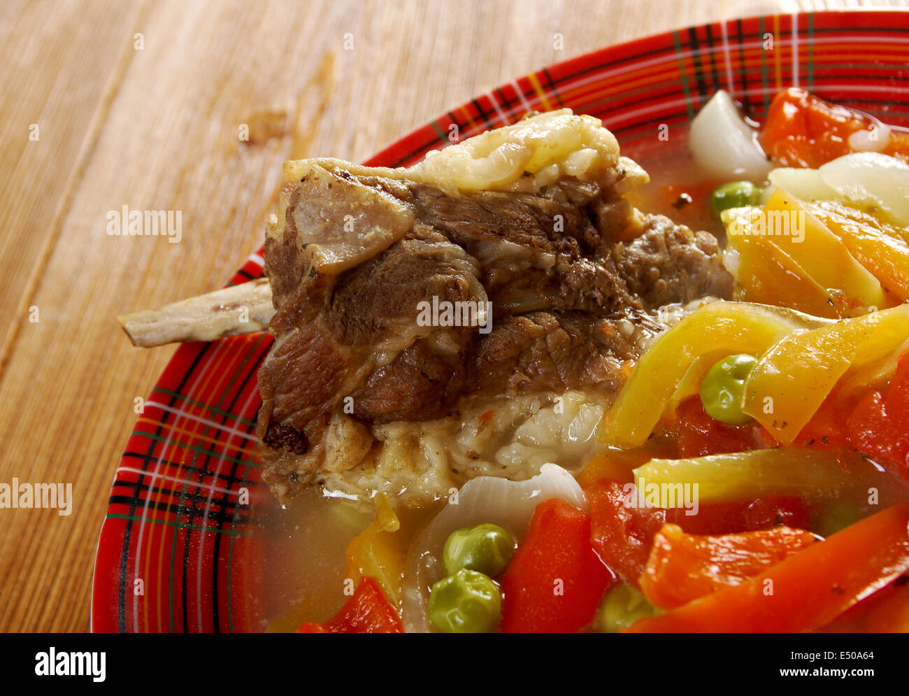 Traditional Bulgarian soup chorba Stock Photo - Alamy