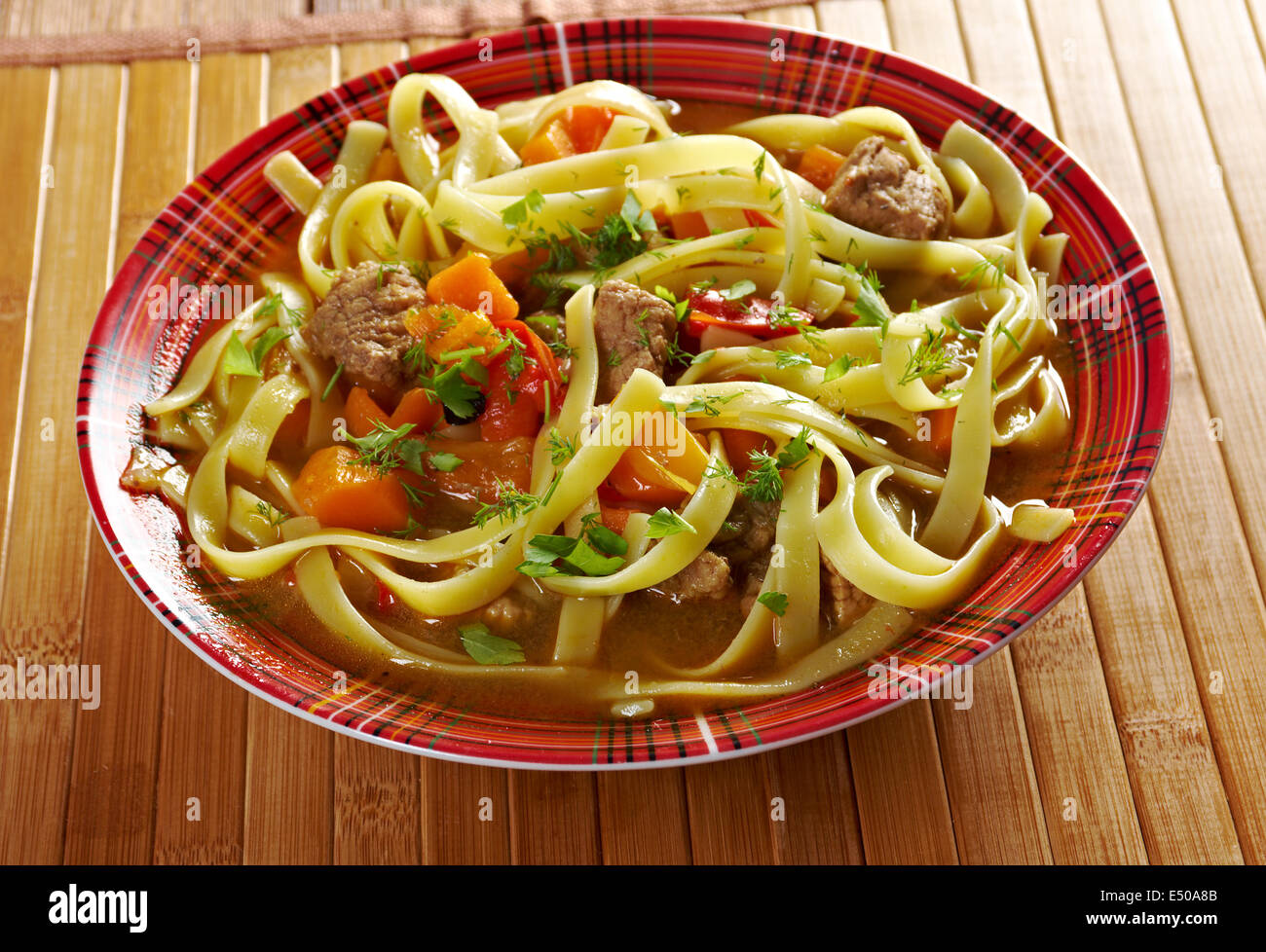Lagman soup hi-res stock photography and images - Alamy