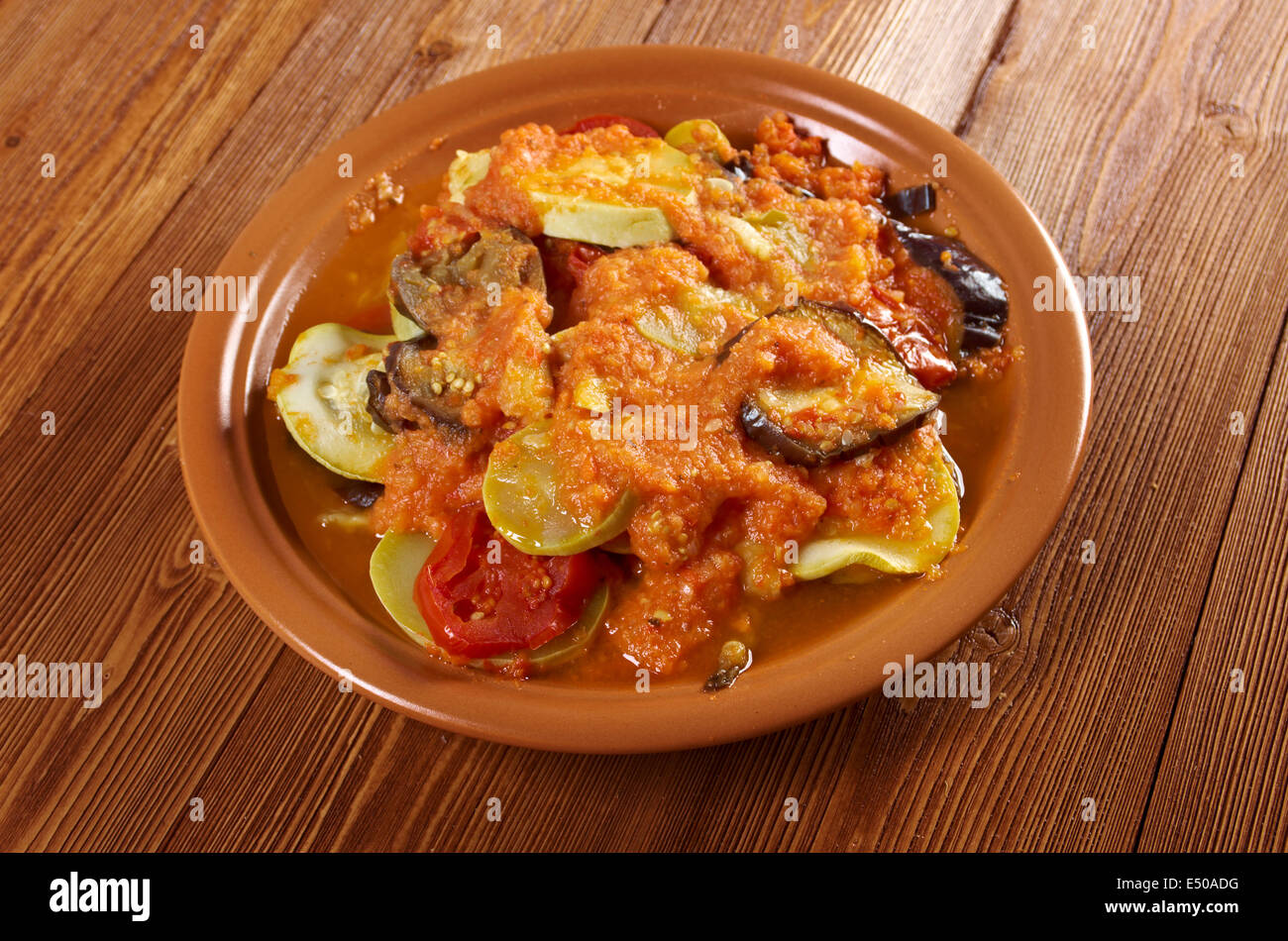Ratatouille vegetable dish zucchini hi-res stock photography and images ...