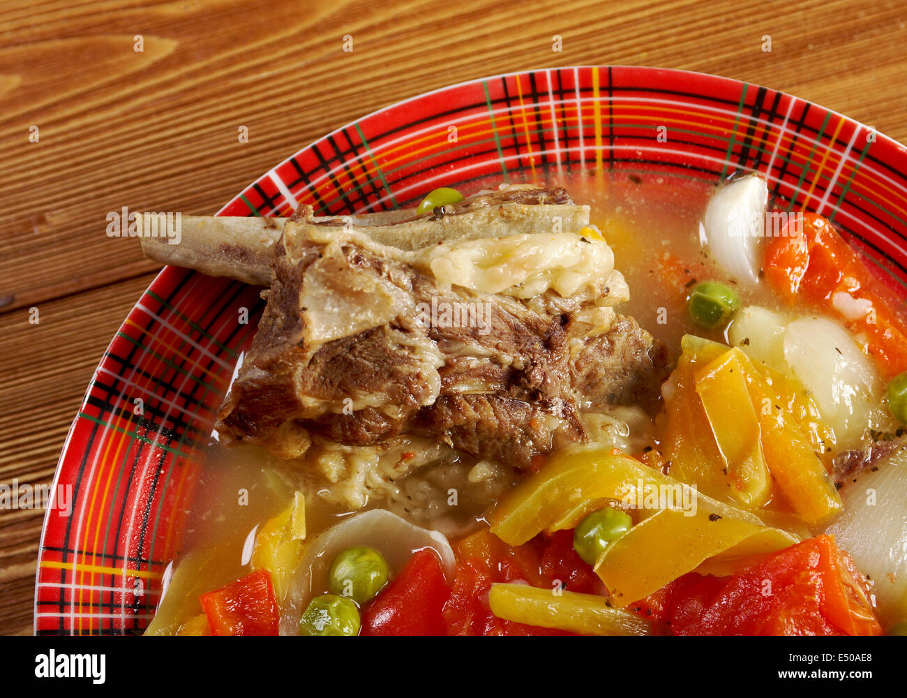 Traditional Bulgarian soup chorba Stock Photo - Alamy