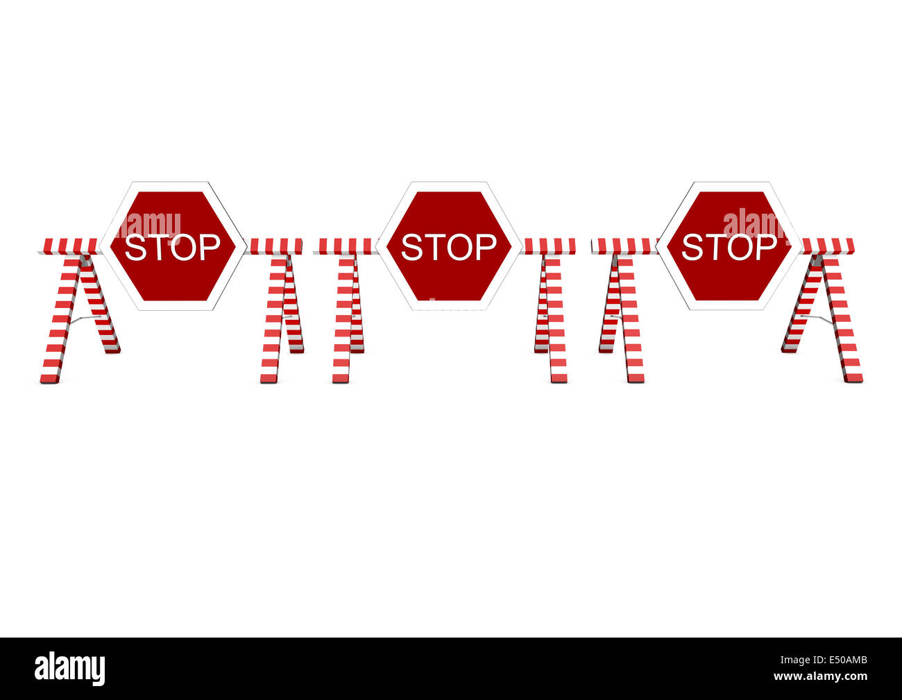 Stop building sign Cut Out Stock Images & Pictures - Alamy