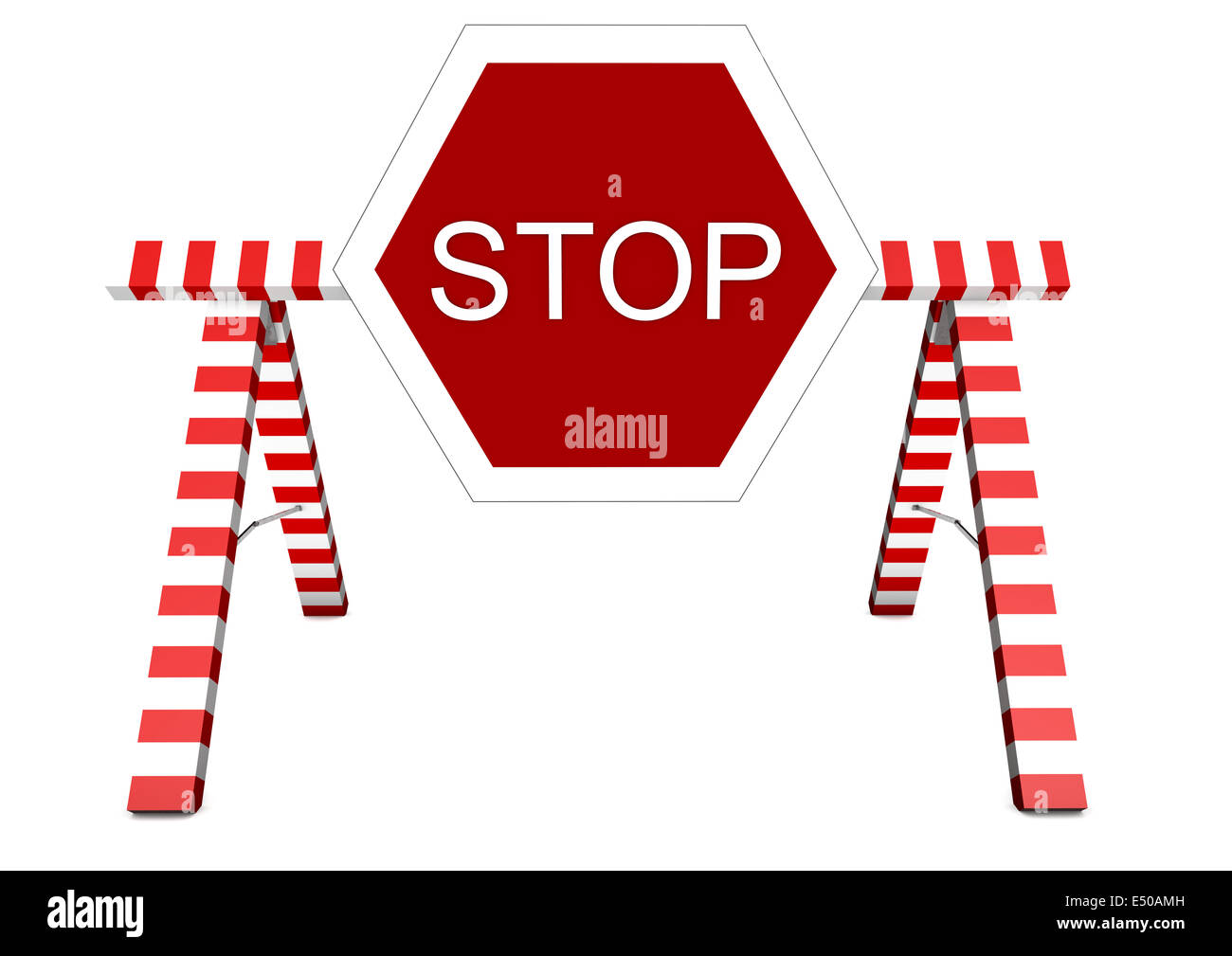 Roadwork sign Cut Out Stock Images & Pictures - Alamy