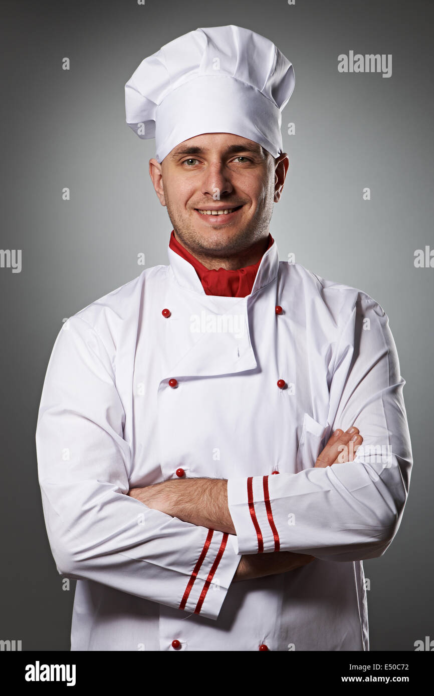 Male chef portrait Stock Photo - Alamy