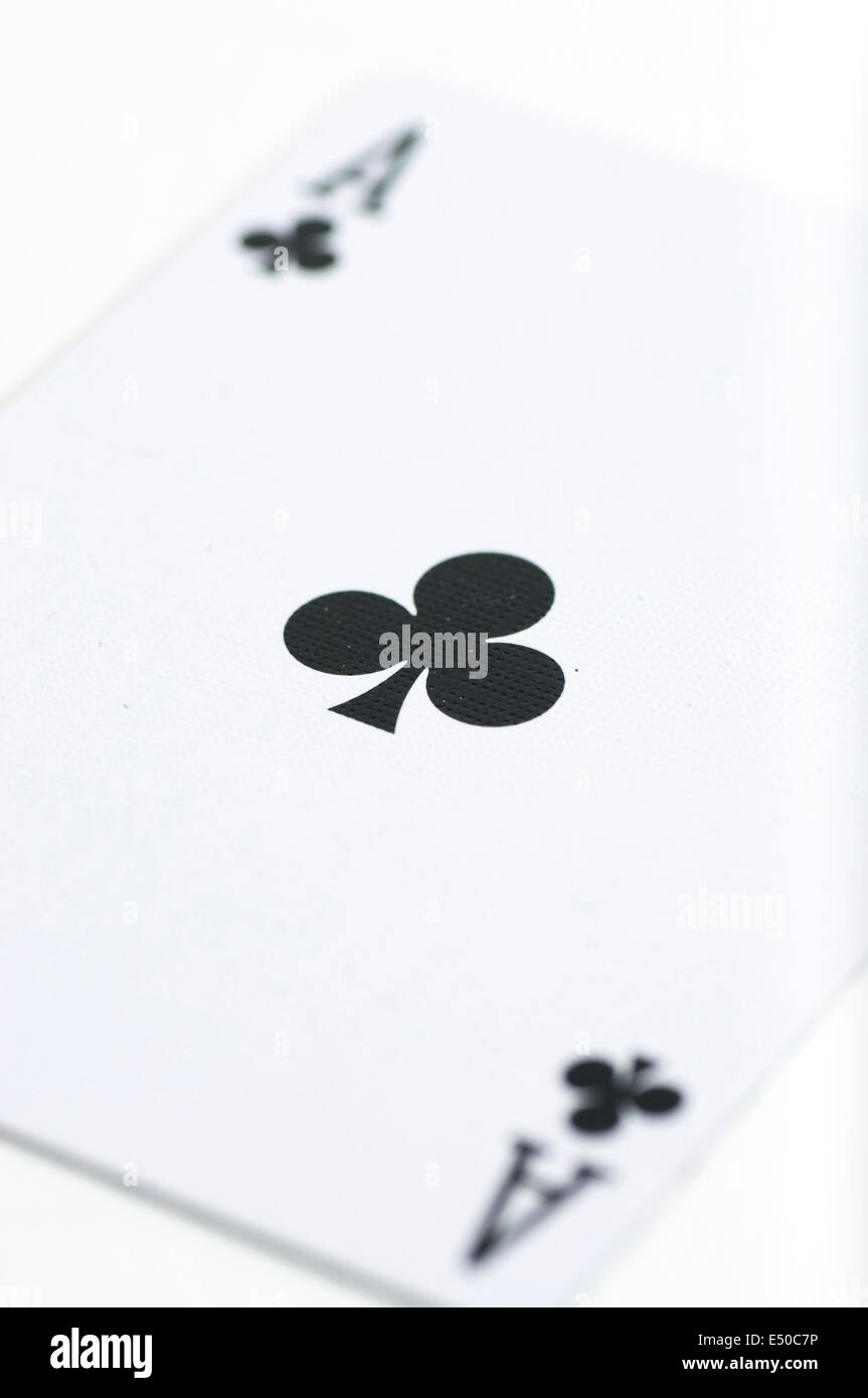 Poker cards picture over white background Stock Photo - Alamy