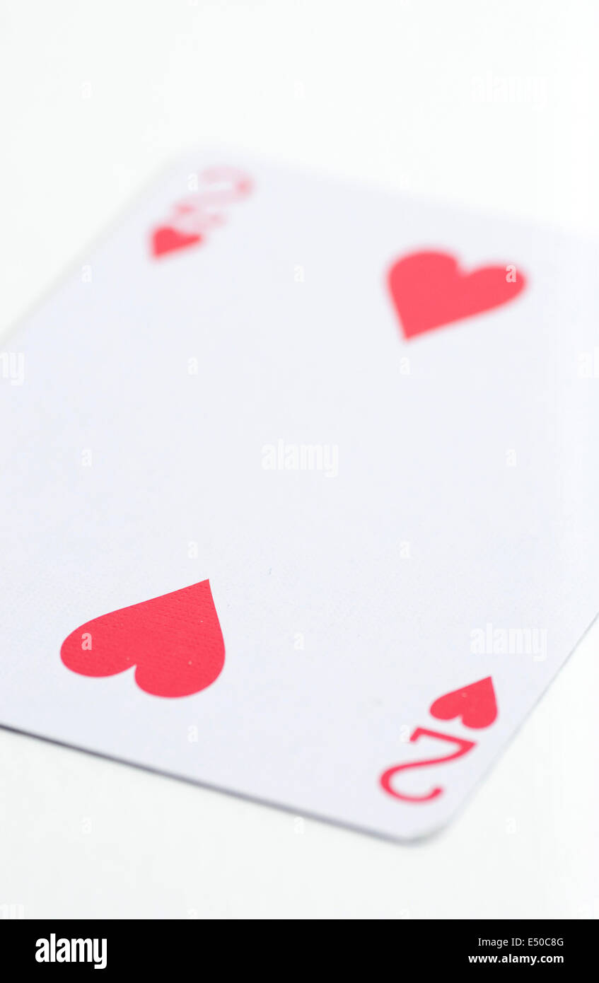 Poker cards picture over white background Stock Photo - Alamy