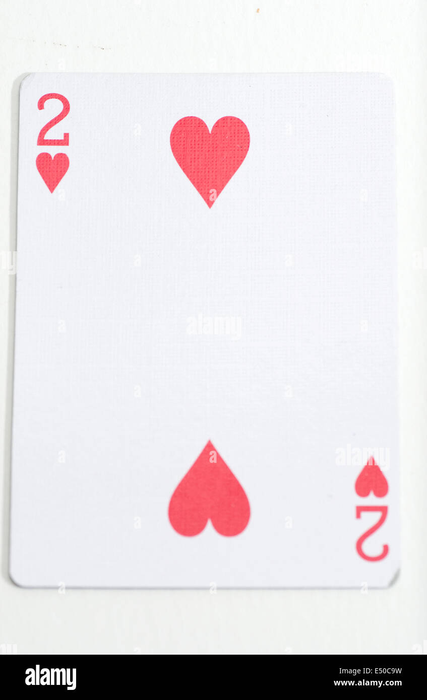 Poker cards picture over white background Stock Photo - Alamy
