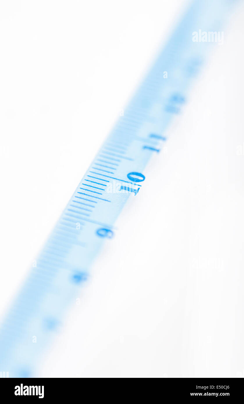 Ruler over white background with details and numbers Stock Photo - Alamy