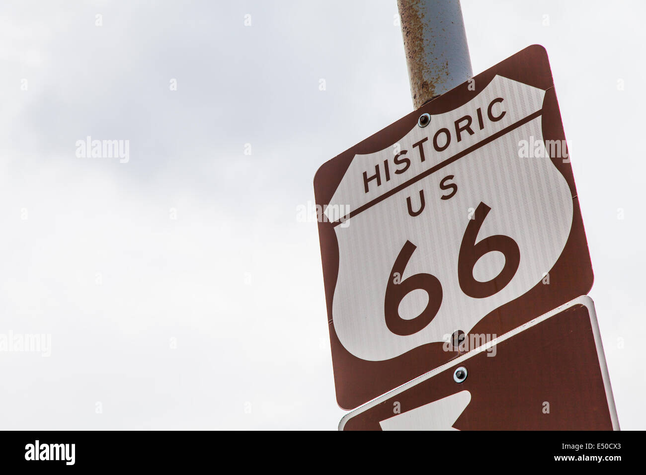Blank Route 66 Sign High Resolution Stock Photography and Images - Alamy