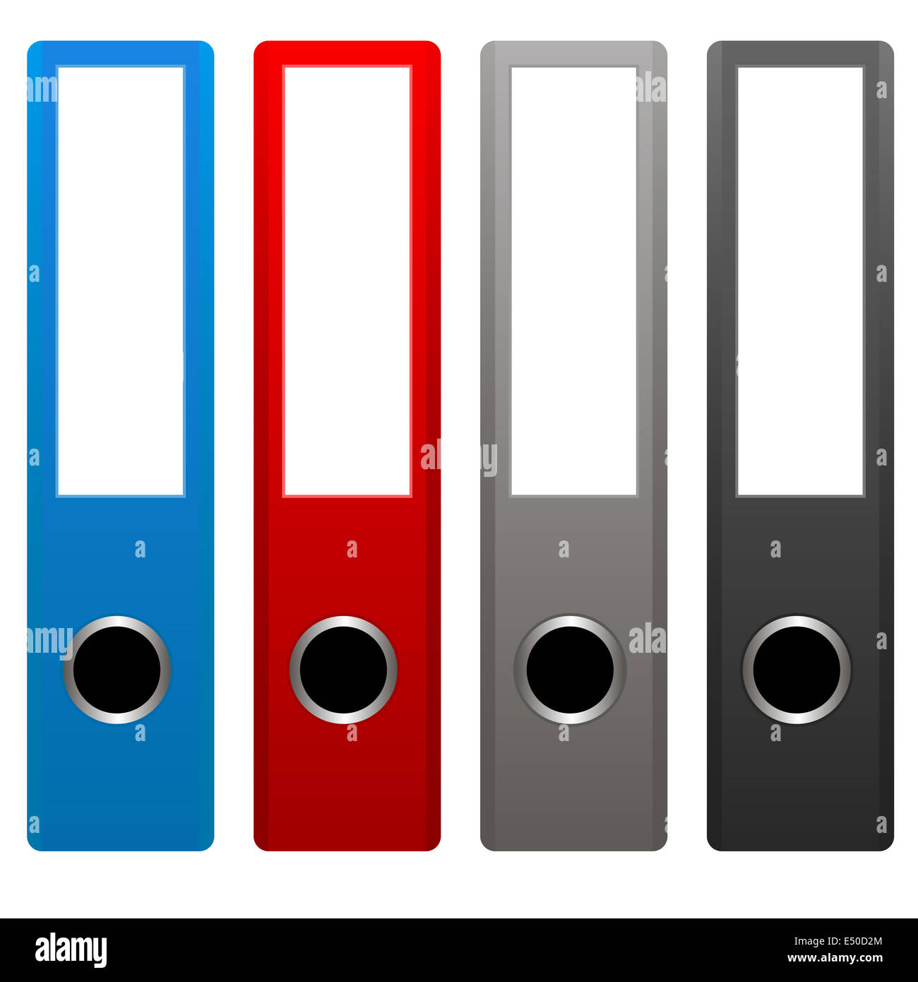 Folders set hi-res stock photography and images - Alamy