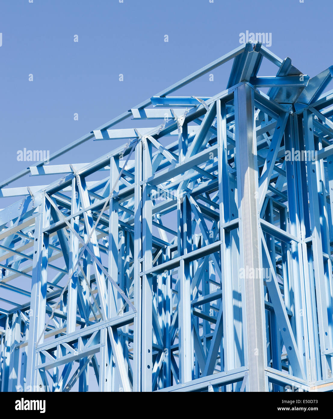 New home construction framing Stock Photo - Alamy