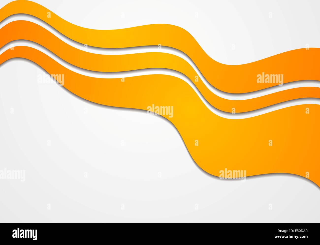 Abstract orange wavy background Stock Photo - Alamy