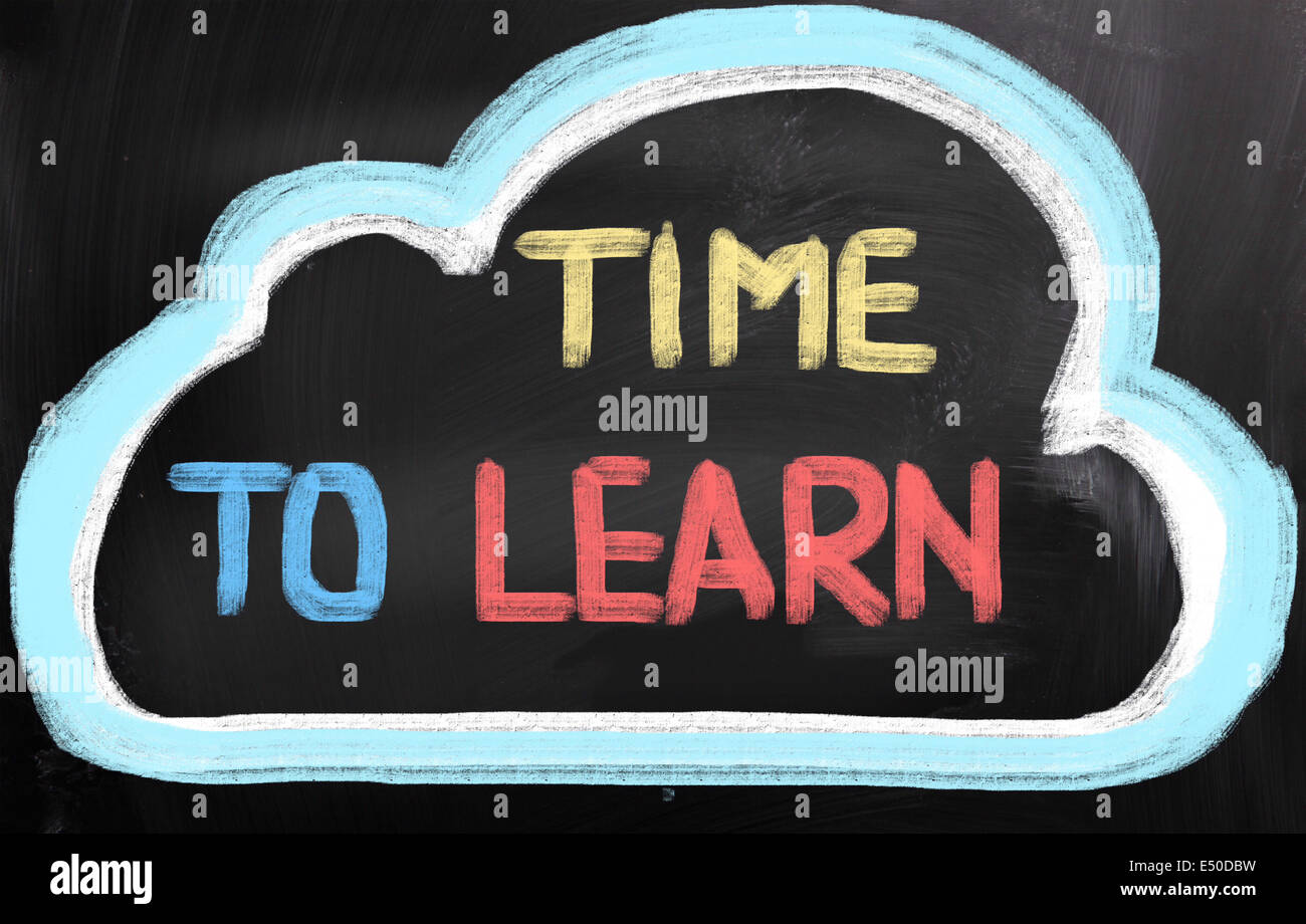 Time To Learn Concept Stock Photo - Alamy
