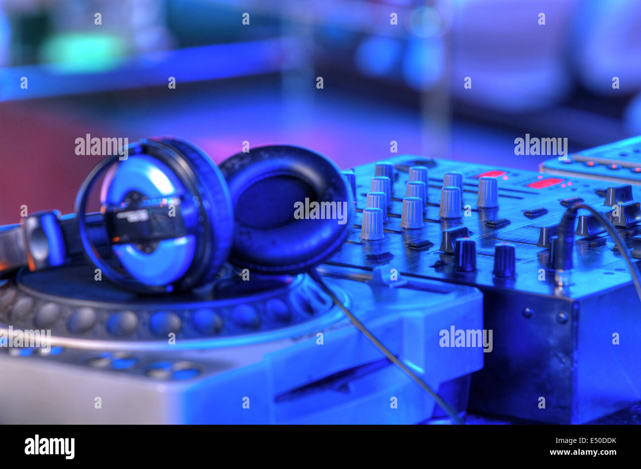 Headphones Mixer High Resolution Stock Photography and Images - Alamy