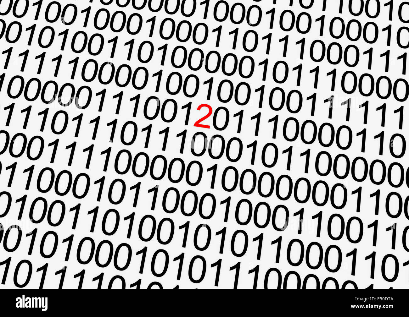 Error in binary Stock Photo - Alamy