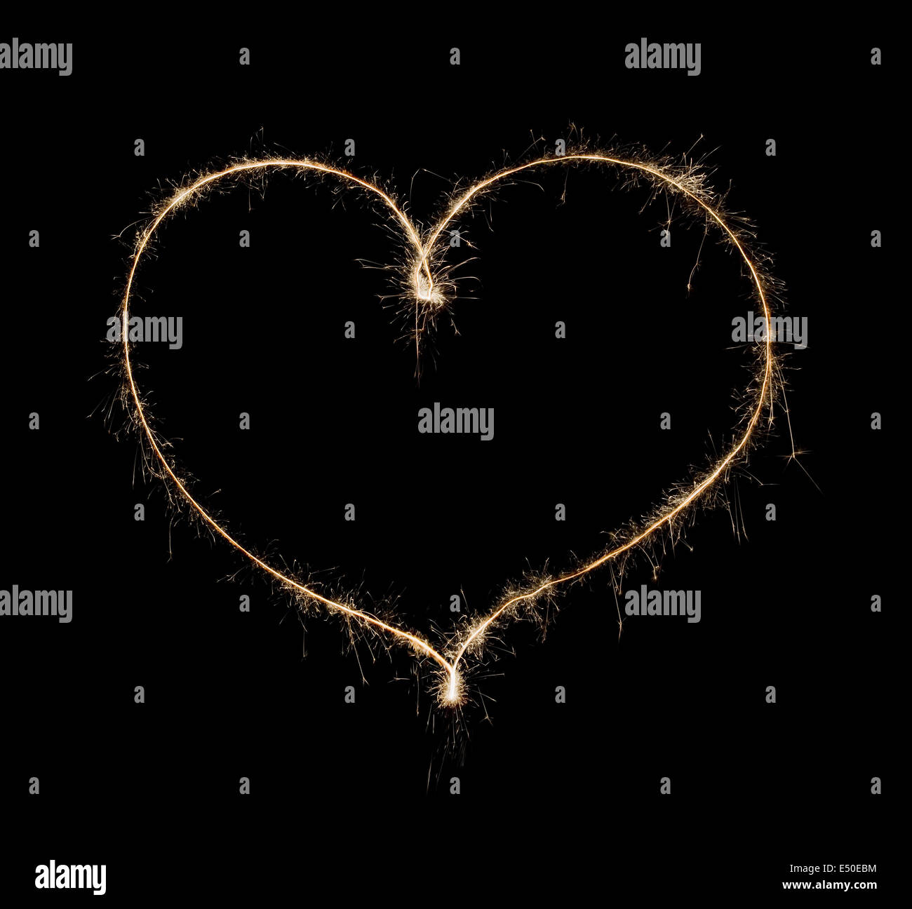Sparkler heart hi-res stock photography and images - Alamy