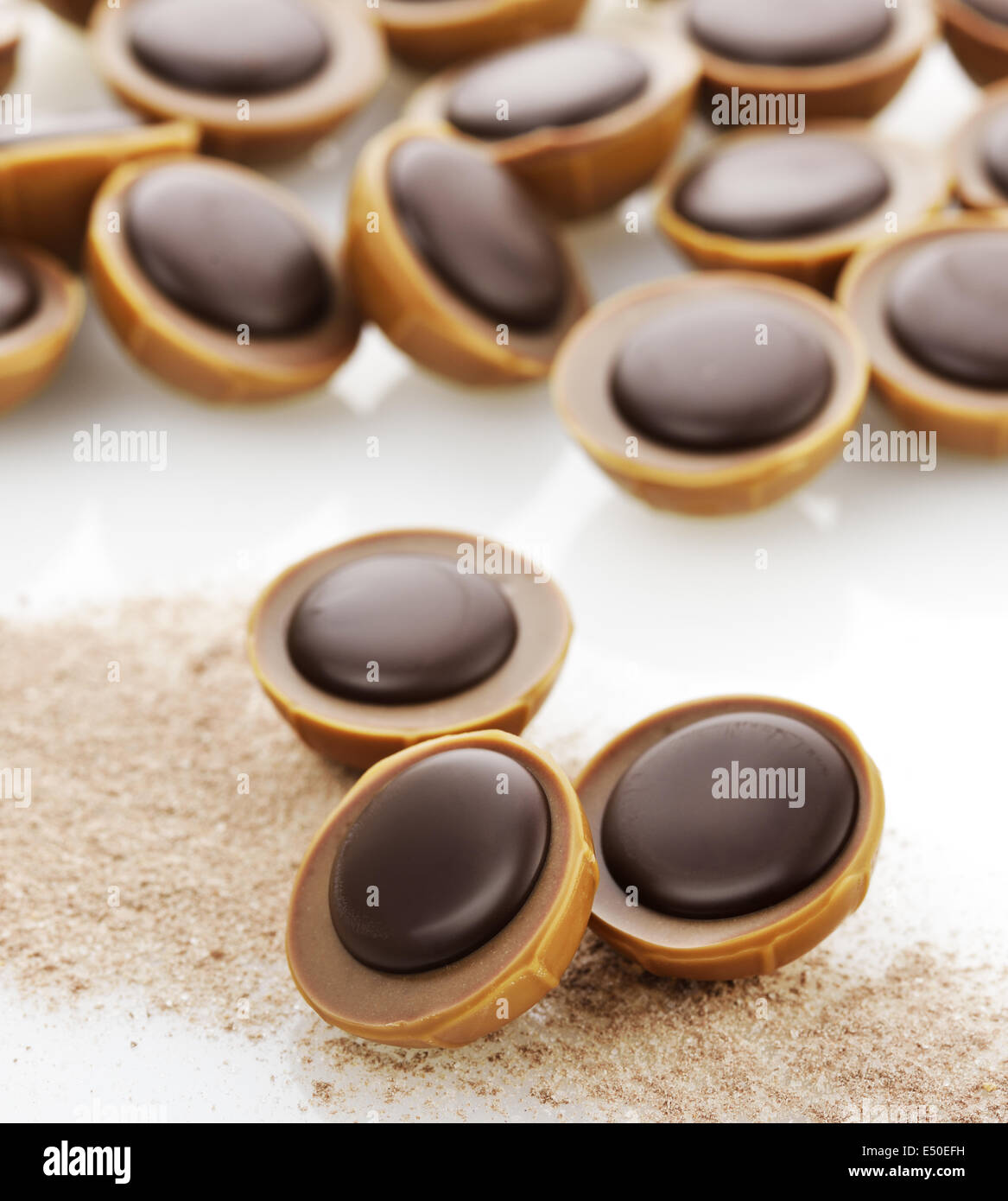 Chocolate ball or chocolate candies hi-res stock photography and images ...