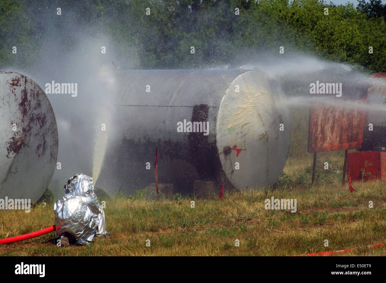 Fire suppression training hi-res stock photography and images - Alamy