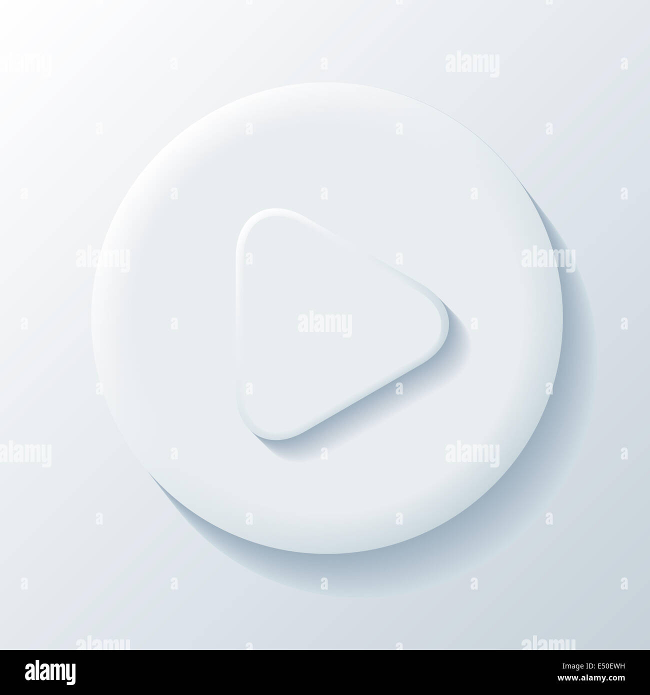 Play 3D Paper Icon Stock Photo - Alamy