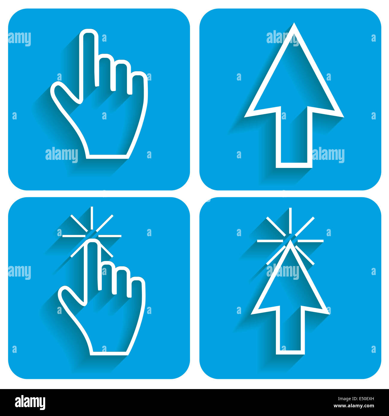Set cursor image hi-res stock photography and images - Alamy