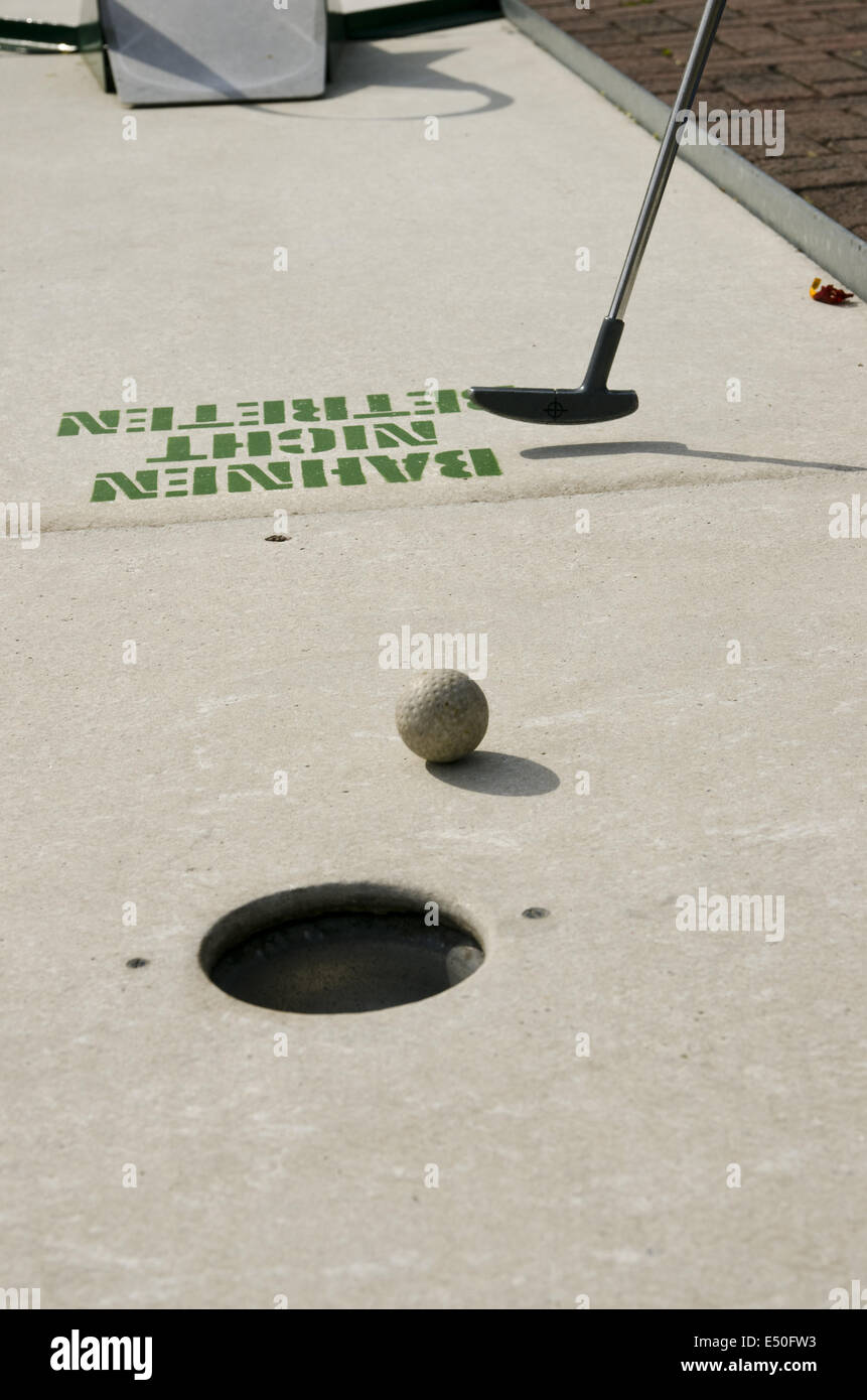 Mini golf ball track hi-res stock photography and images - Alamy