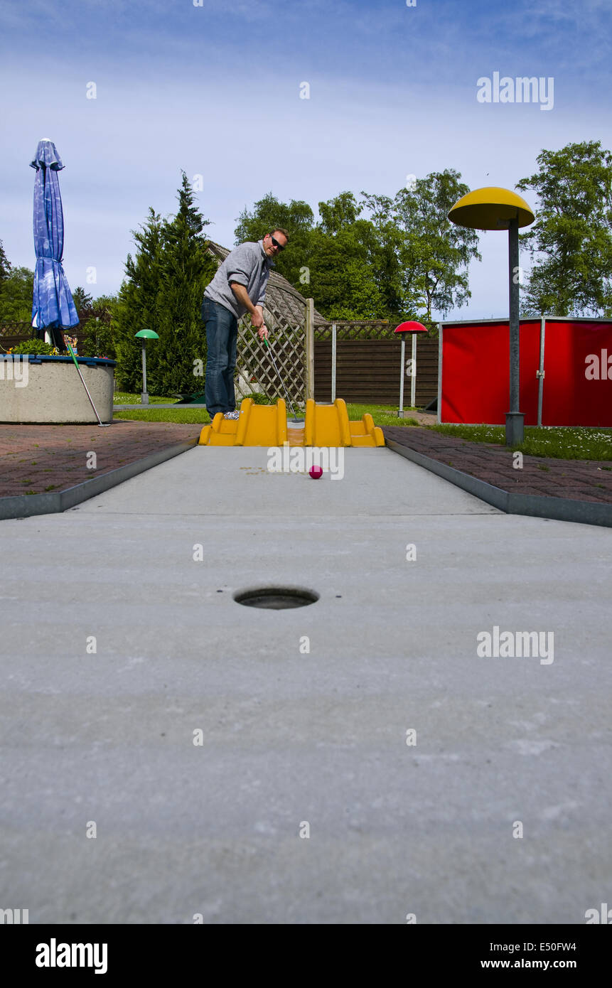Mini golf ball track hi-res stock photography and images - Alamy