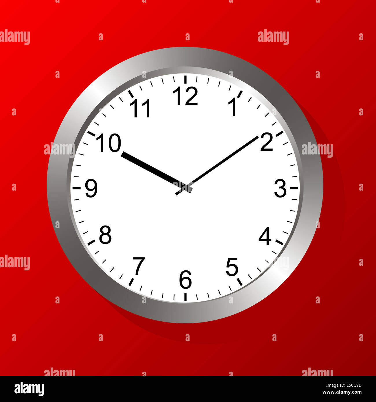 Clock logo Stock Photo - Alamy