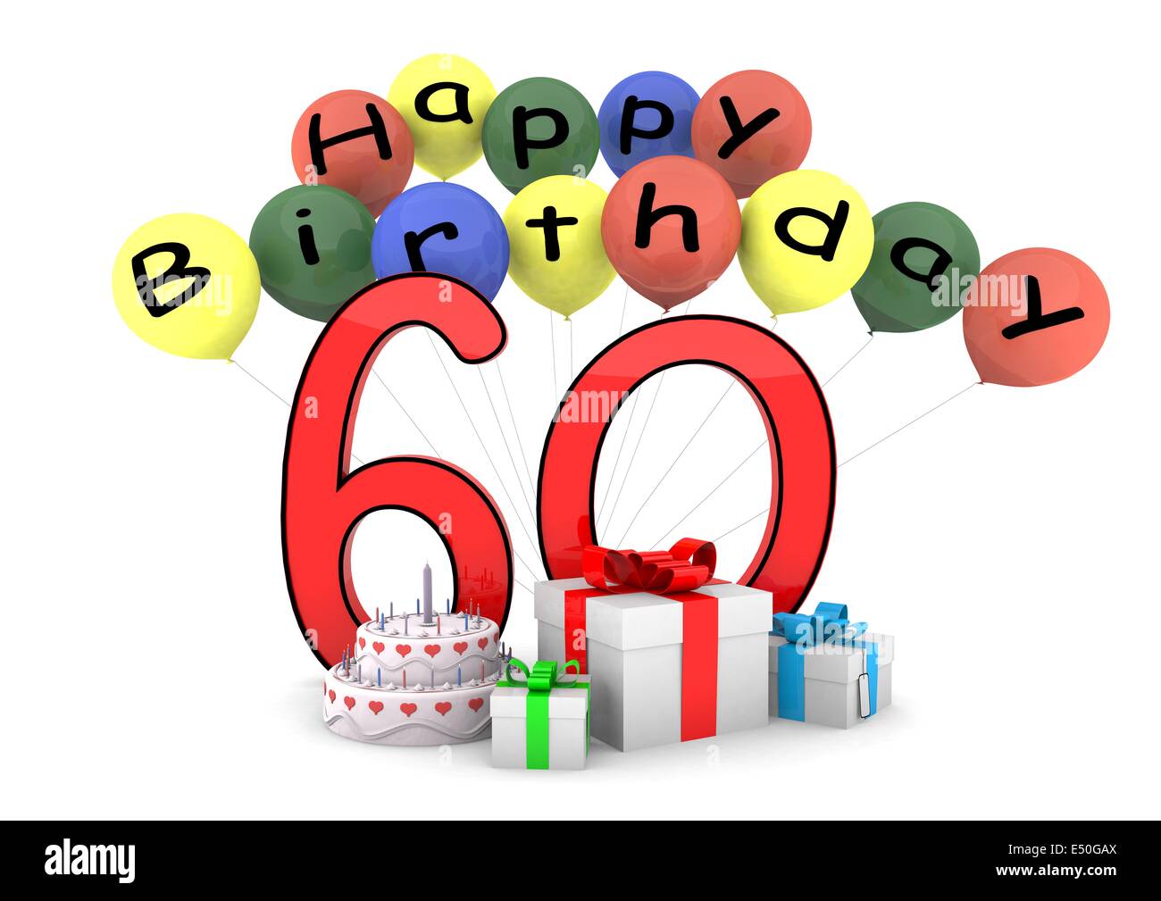 60 geburtstag Cut Out Stock Images & Pictures - Alamy